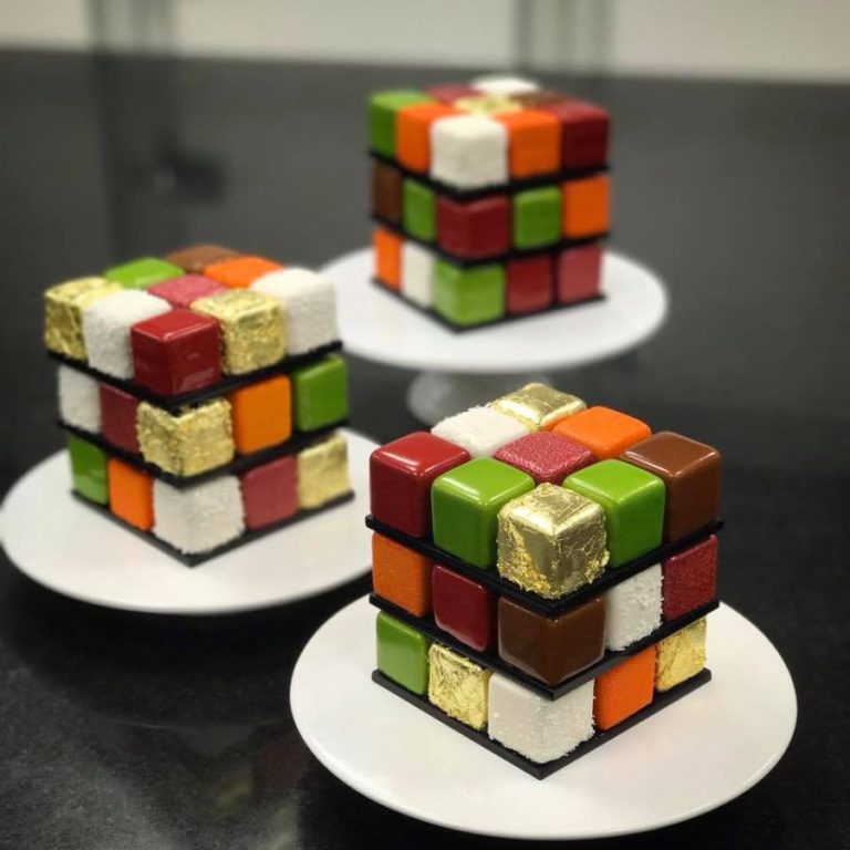 These Rubik's Cube Cakes Are as Eye-Catching as They Are Tasty ...