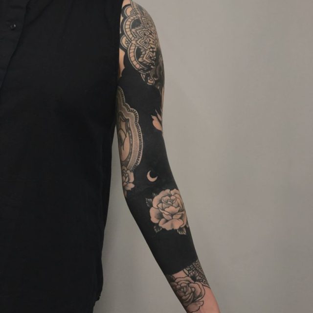 blackout tattoo designs for women (34) - KickAss Things