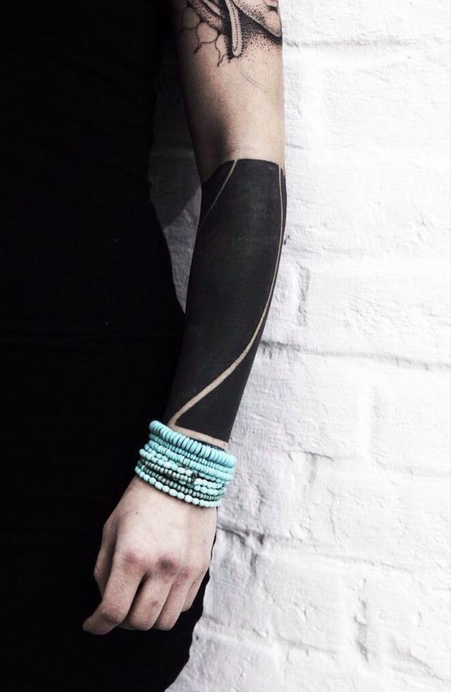 blackout tattoo designs for women (37) - KickAss Things